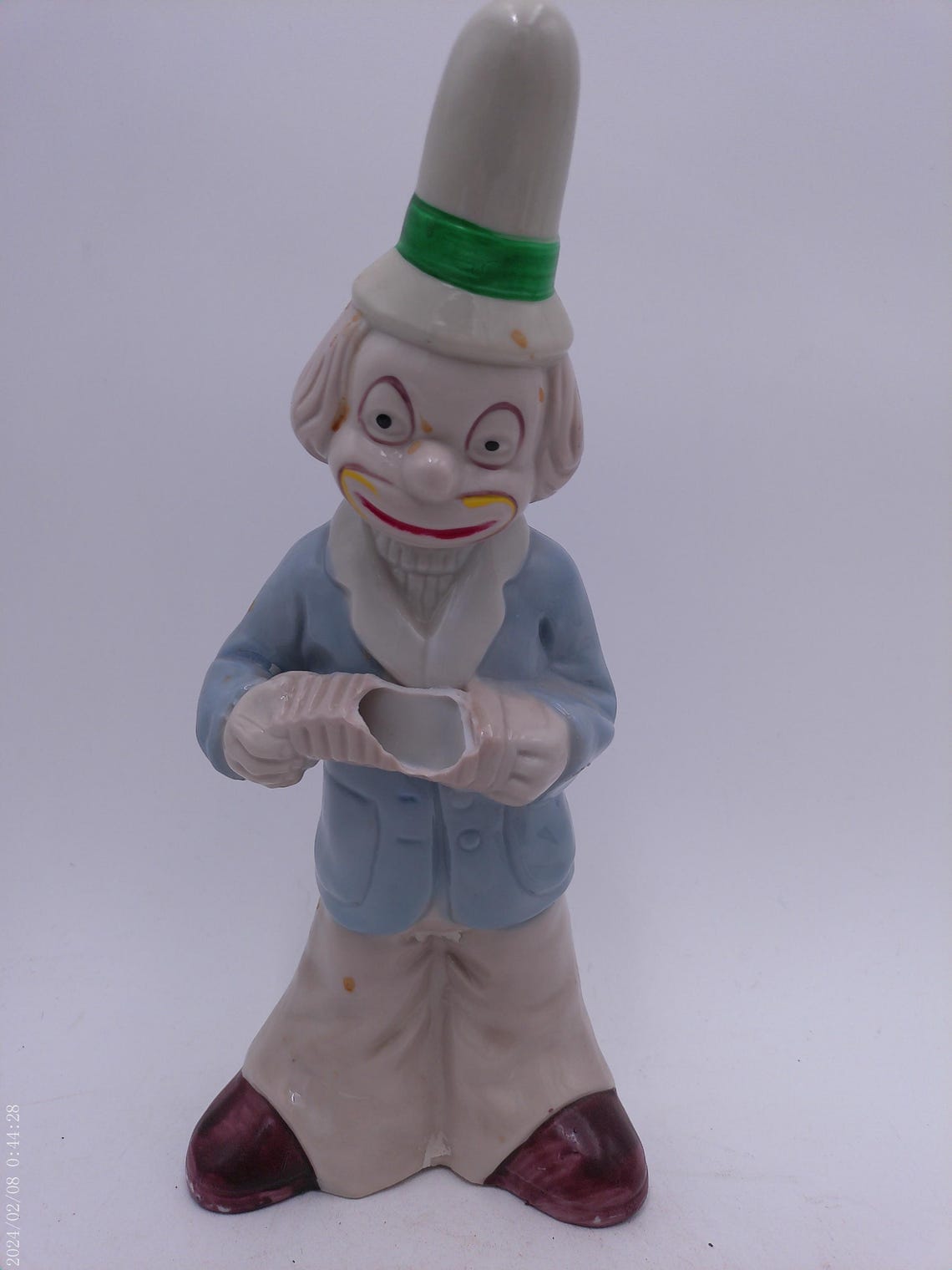 Collection of 4 Porcelain Clowns With Instruments - Etsy