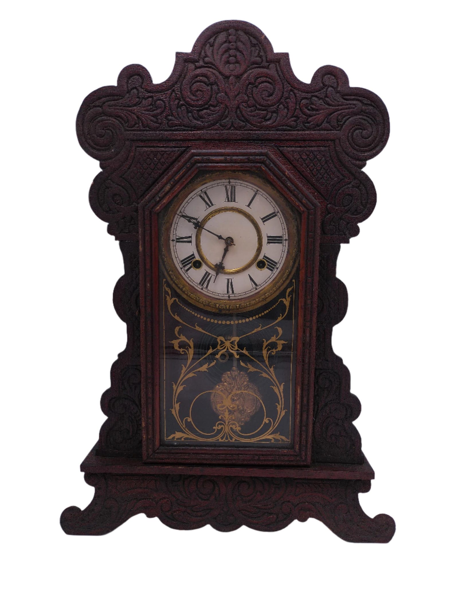 Waterbury Clock Company Mantel Gingerbread Clock Early 1900's Works - Etsy