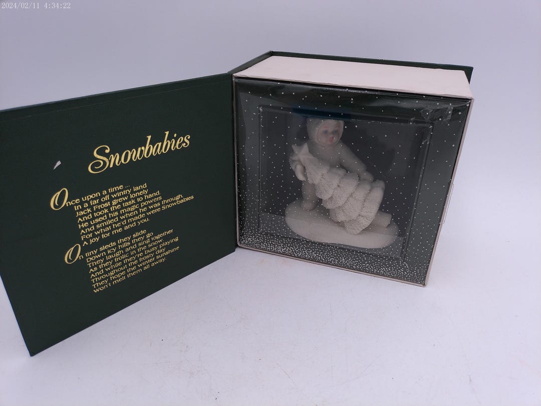 Snowbabies I'll Put up the Tree Figurine Winter P2 - Etsy