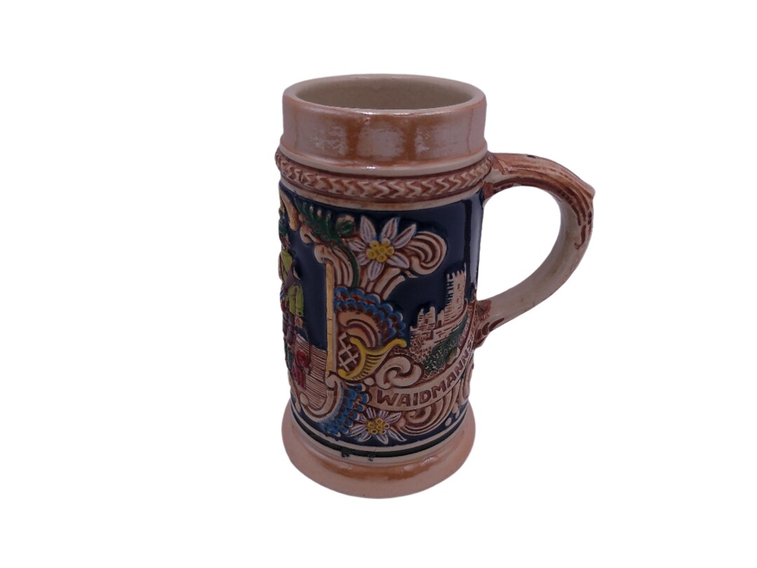 Beer Stein German Beer Stein Original Gerzit Gerz Ein Gutes Bier - Etsy