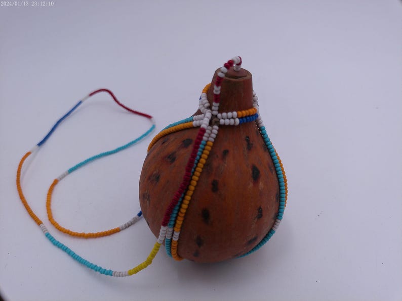 Vintage Hand Carved Gourd Drinking Vessel Brown African Design - Etsy