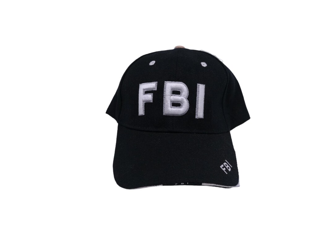 FBI : Federal Bureau of Investigation Adjustable Strap Hat Black - Etsy