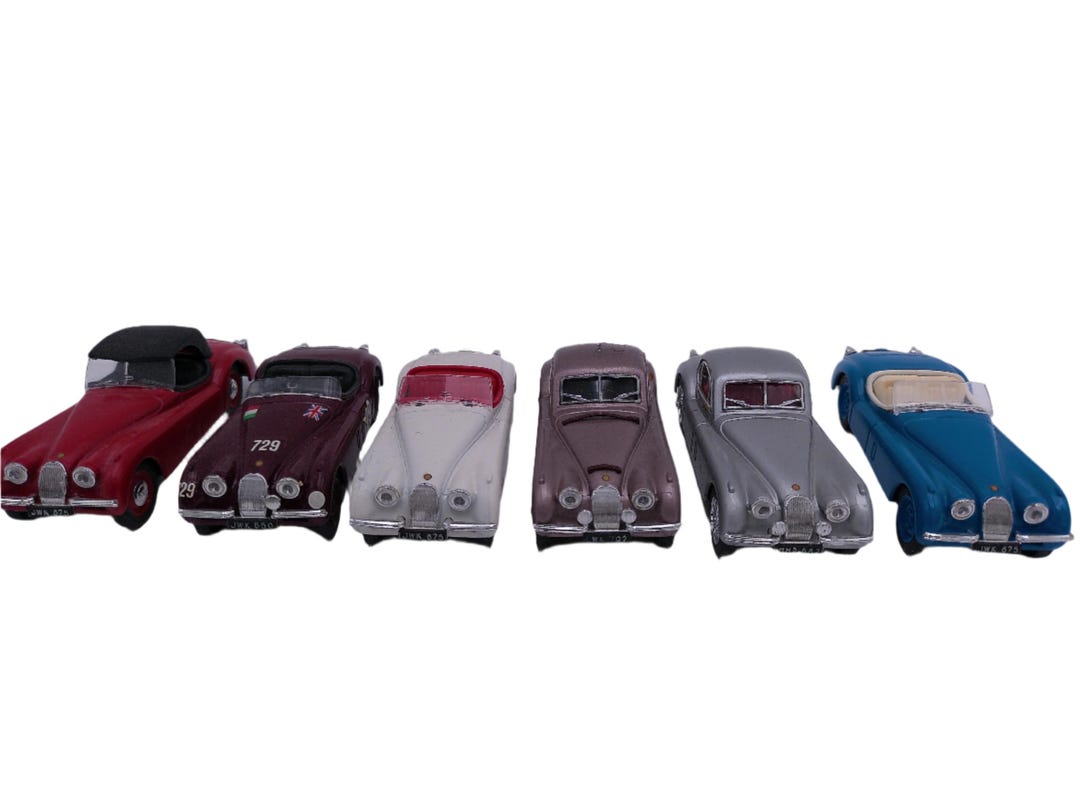 Jaguar XK, Jaguar XK 120, Jaguar Car Model Lot of 6 Mini Corgi Toys ...