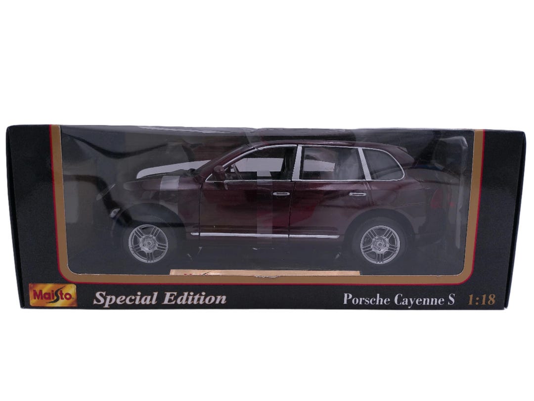 Maisto Porsche Cayenne S 1 :18 Special Edition Maroon Model Car - Etsy