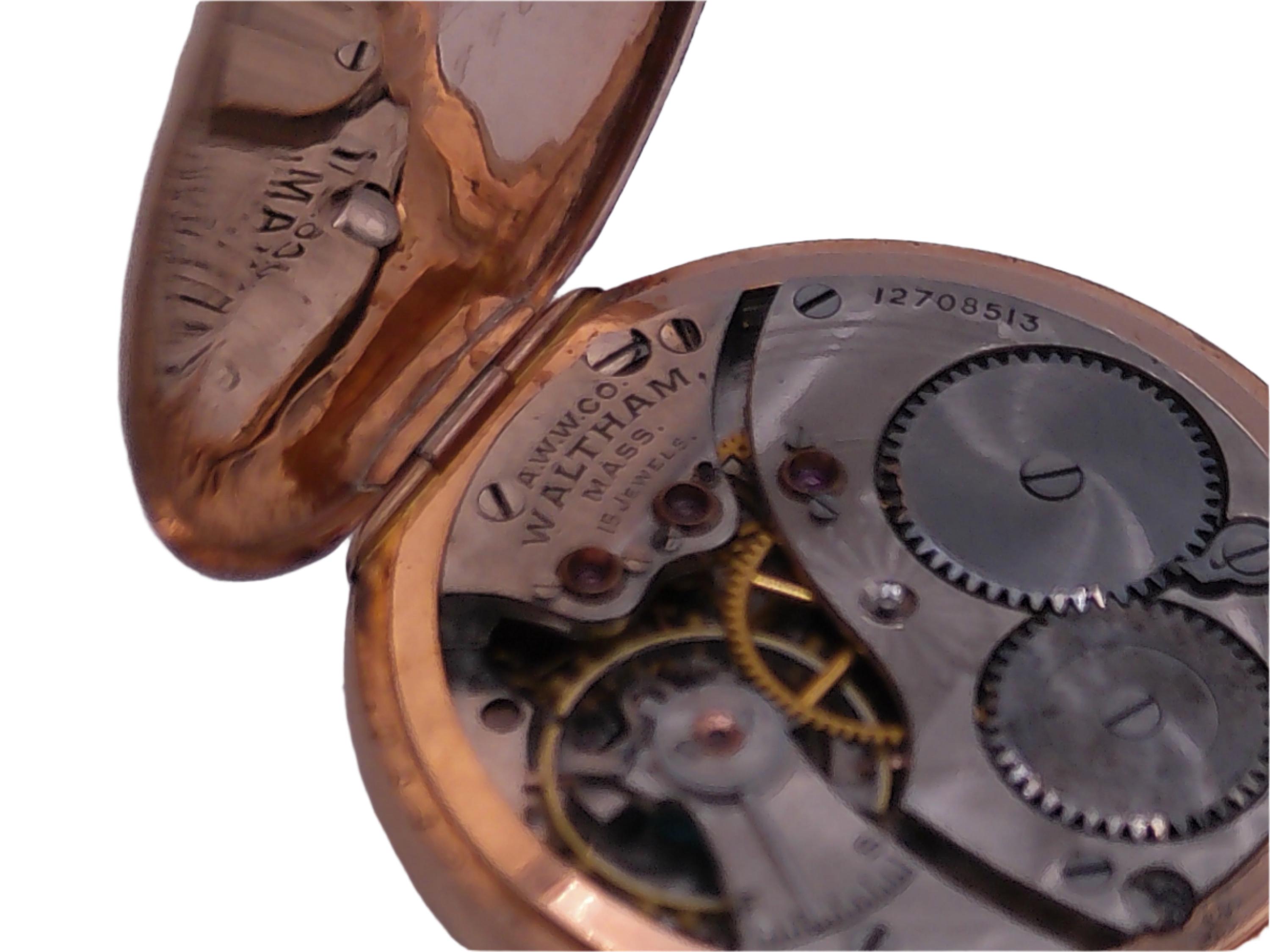 Waltham Pocket Gold Watch 15 Jewels Professionally Serviced and Cleaned Vintage - Etsy