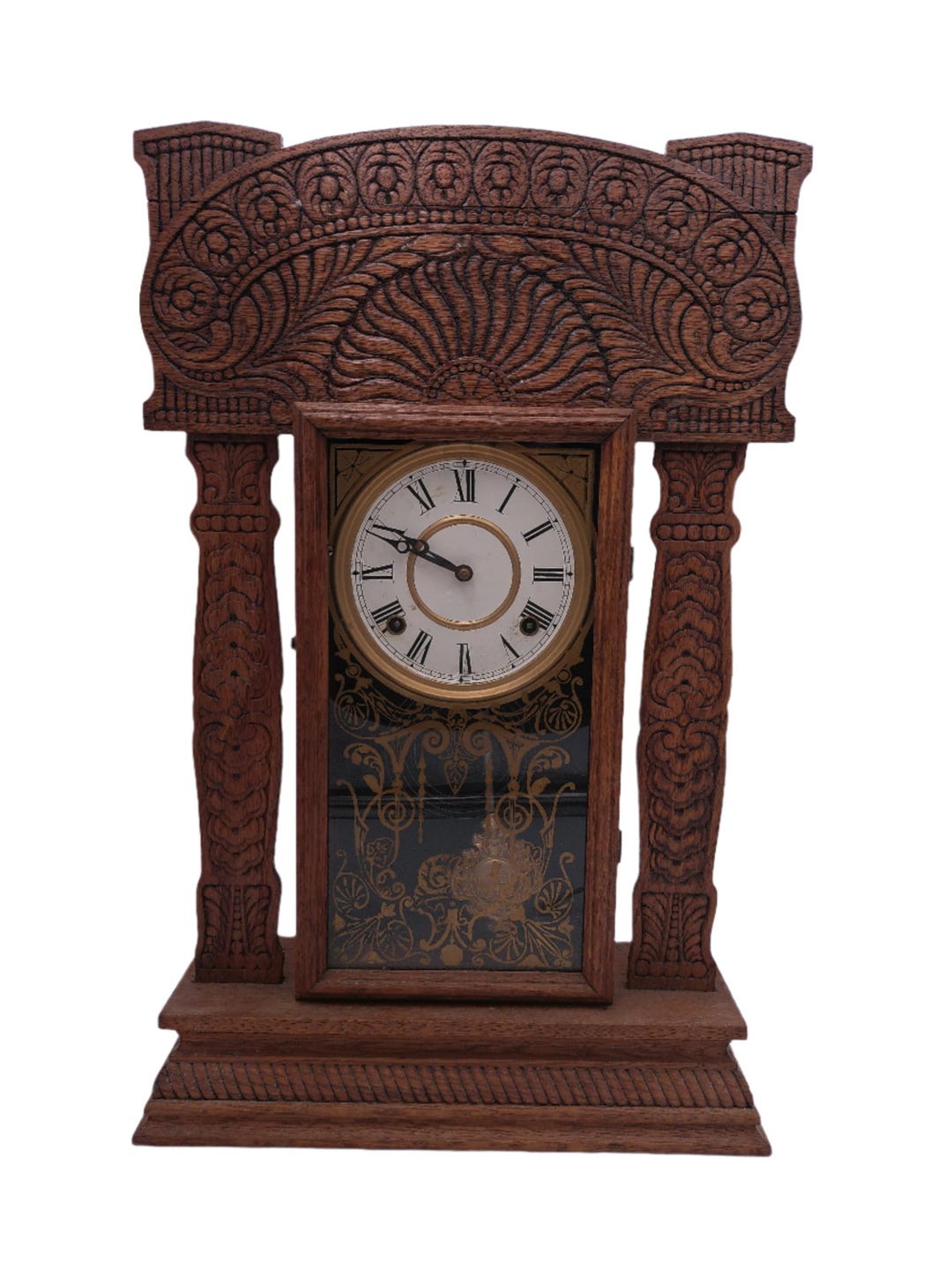 Ingraham Gingerbread Parlor Kitchen Mantle Clock With Chime Works - Etsy