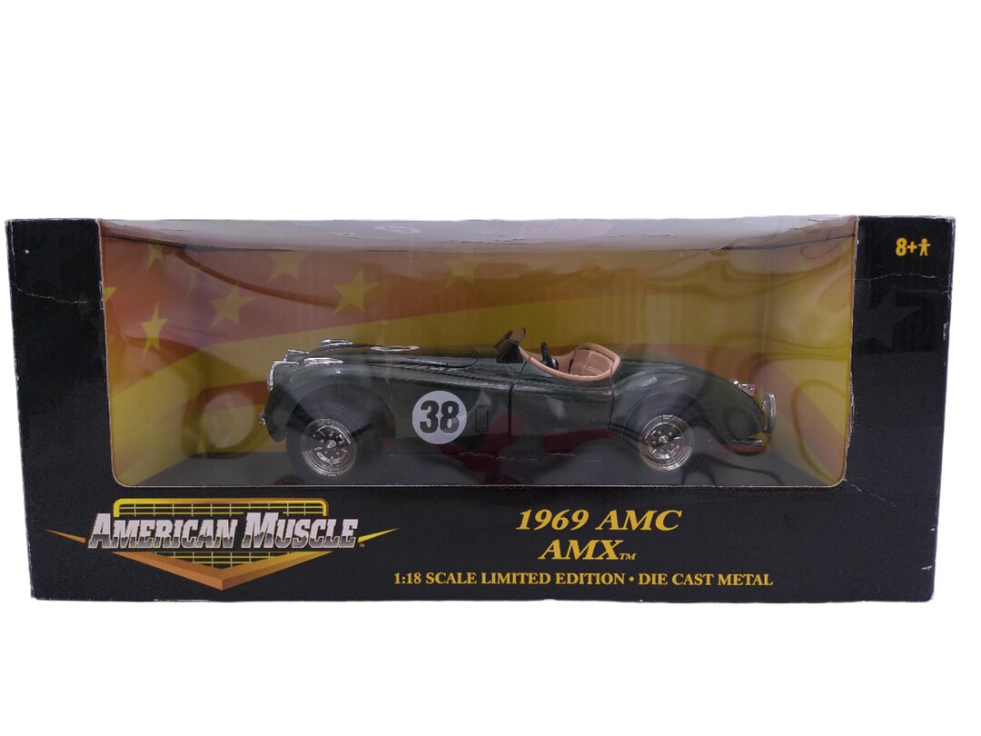 American Muscle AMC 1969 AMX Model Car 1:18 - Etsy
