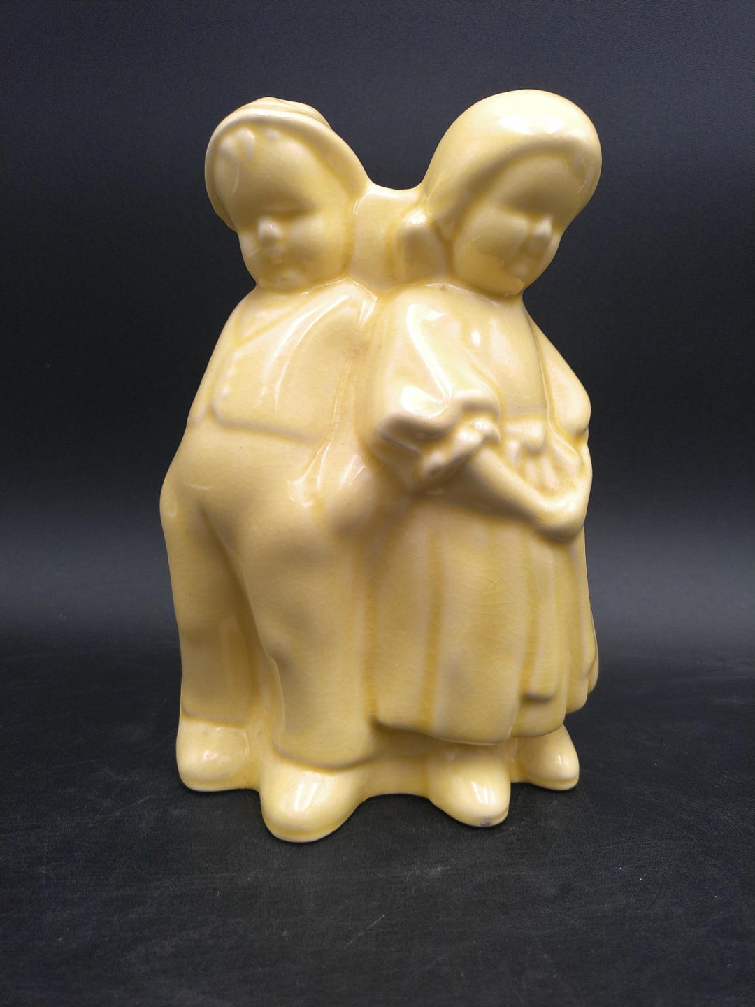 Cameron Pottery Vase Dutch Boy and Girl Planter - Etsy
