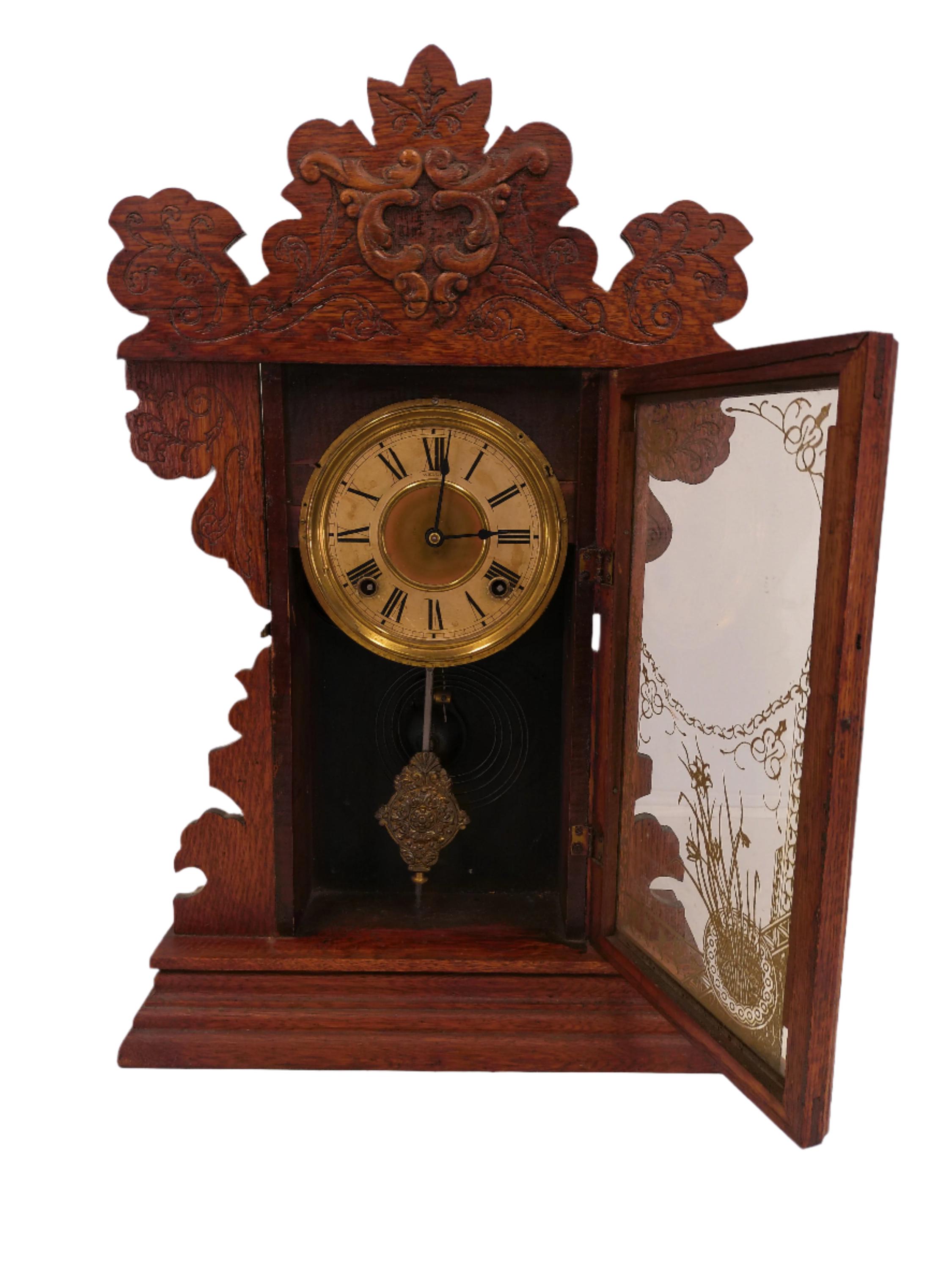 Melch Mantel Clock Antique - Etsy