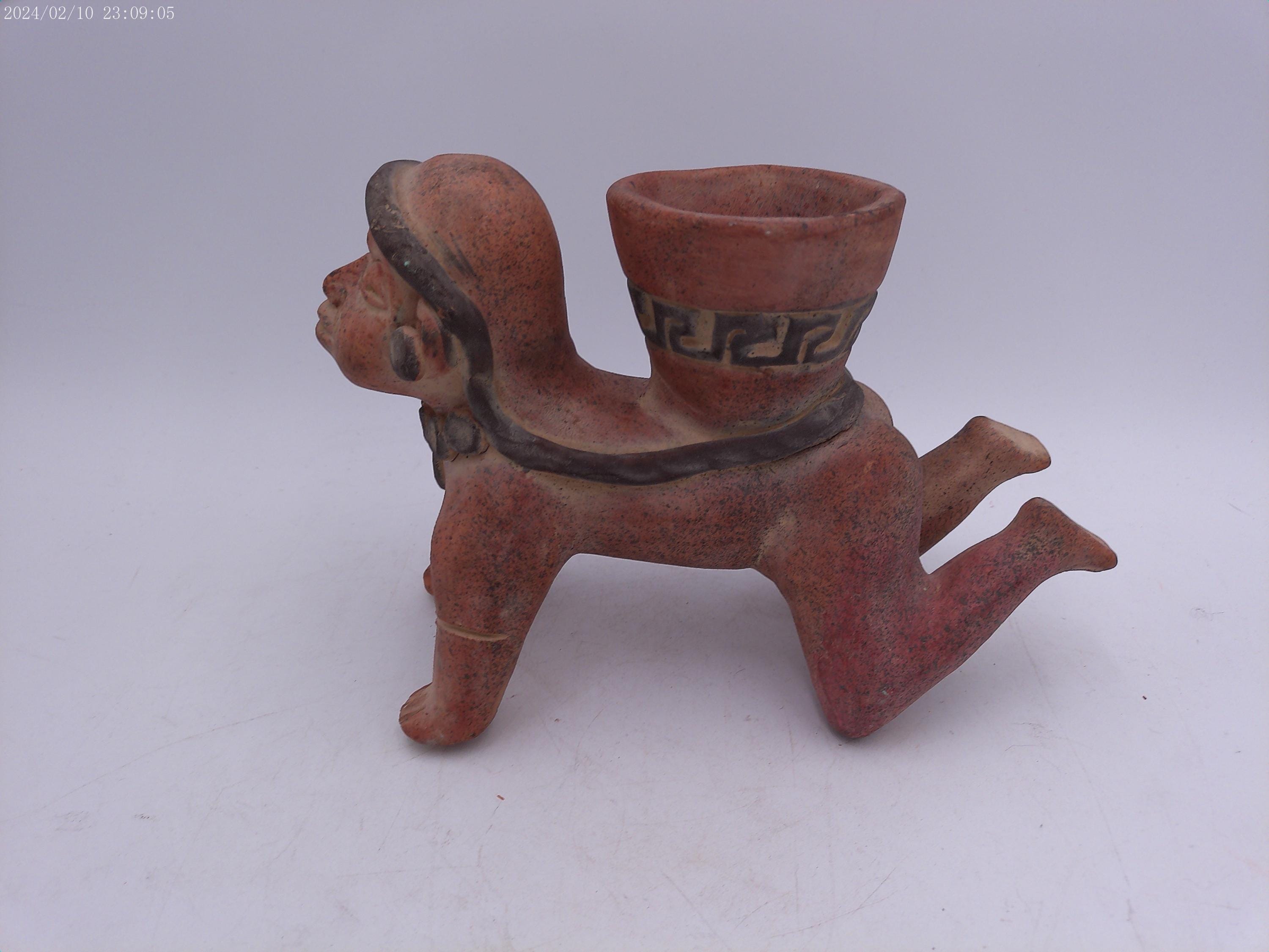 Aztec Mayan Terracotta Sculpture Three Boy Holding a Clay Pot Statue - Etsy