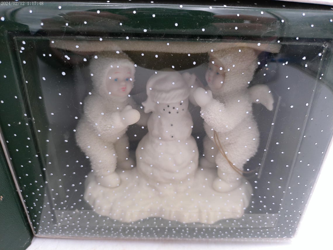 Snowbabies Frosty Fun Vtg Figure Figurine Statue P40 - Etsy
