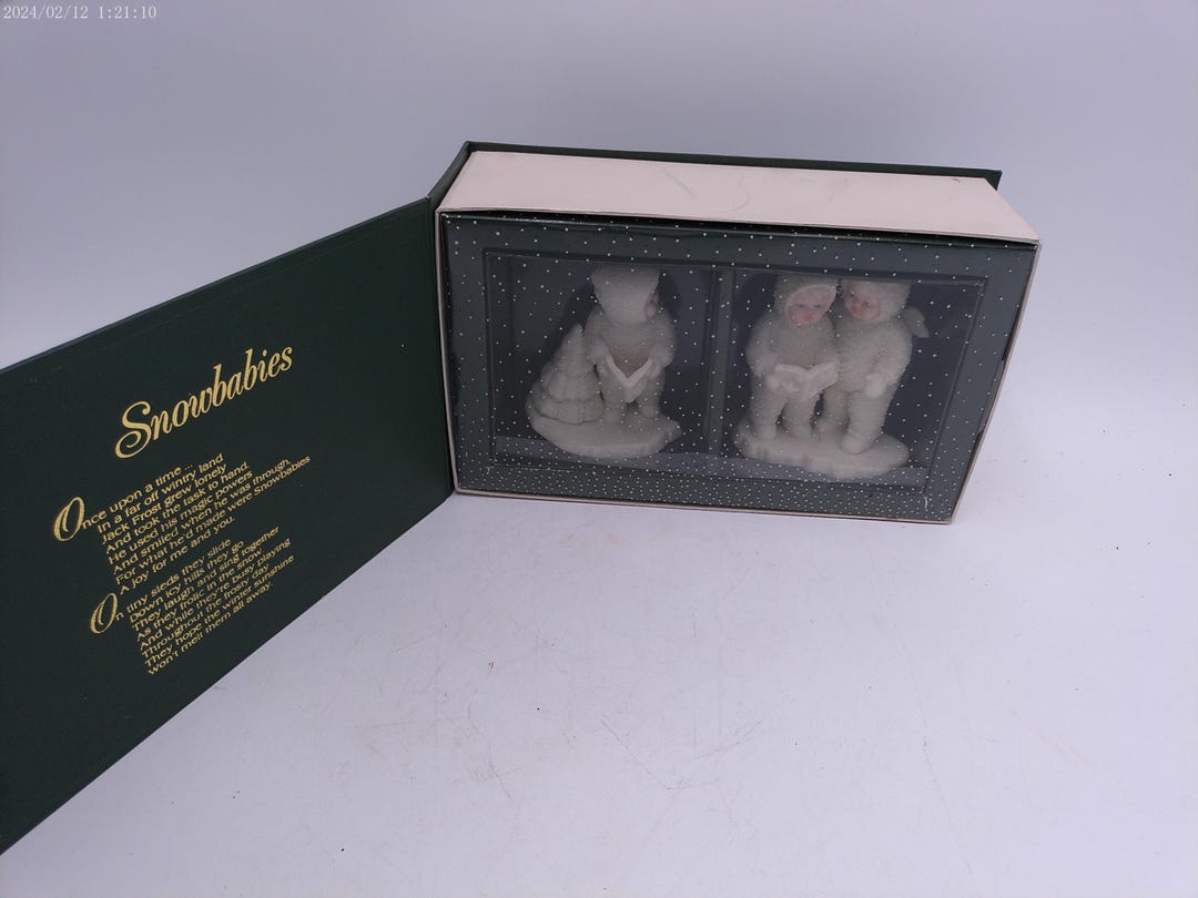 Snowbabies "twinkle Little Stars" Vtg Figure Figurine Statue P41 - Etsy