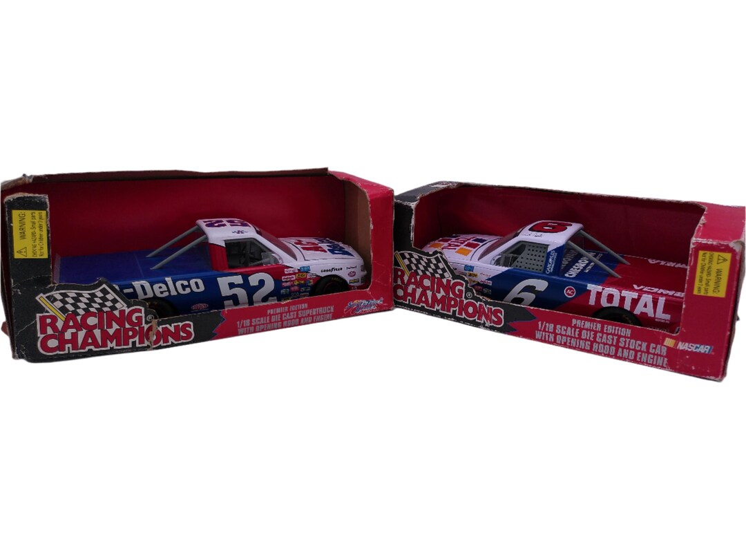 Rick Carelli #6 Total Petroleum 1995 and #52 1996 Chevy Supertruck 1:24 ...