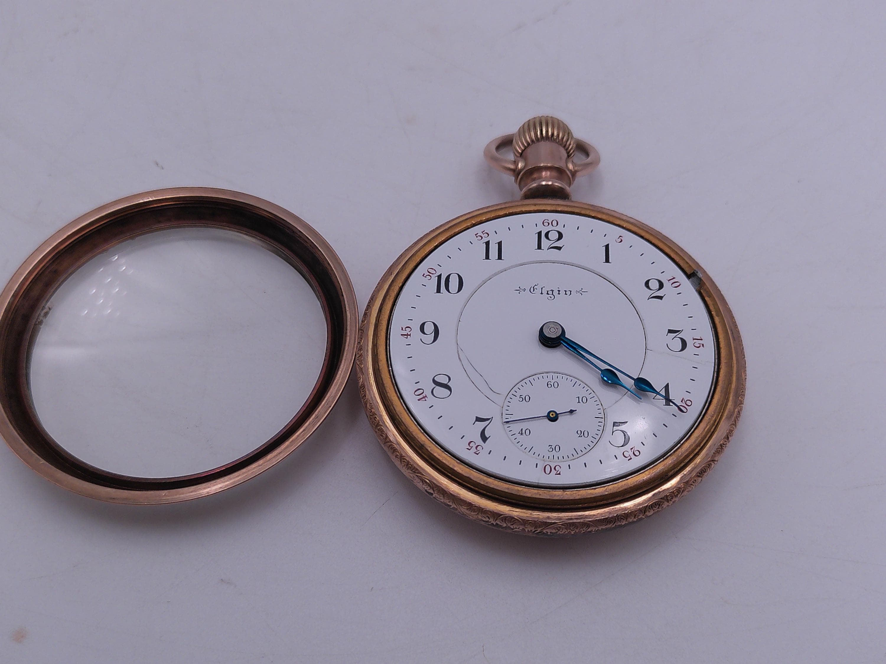 Elgin Pocket Watch 1879 Works 21 Jewels 14K Gold Super Rare Prof ...