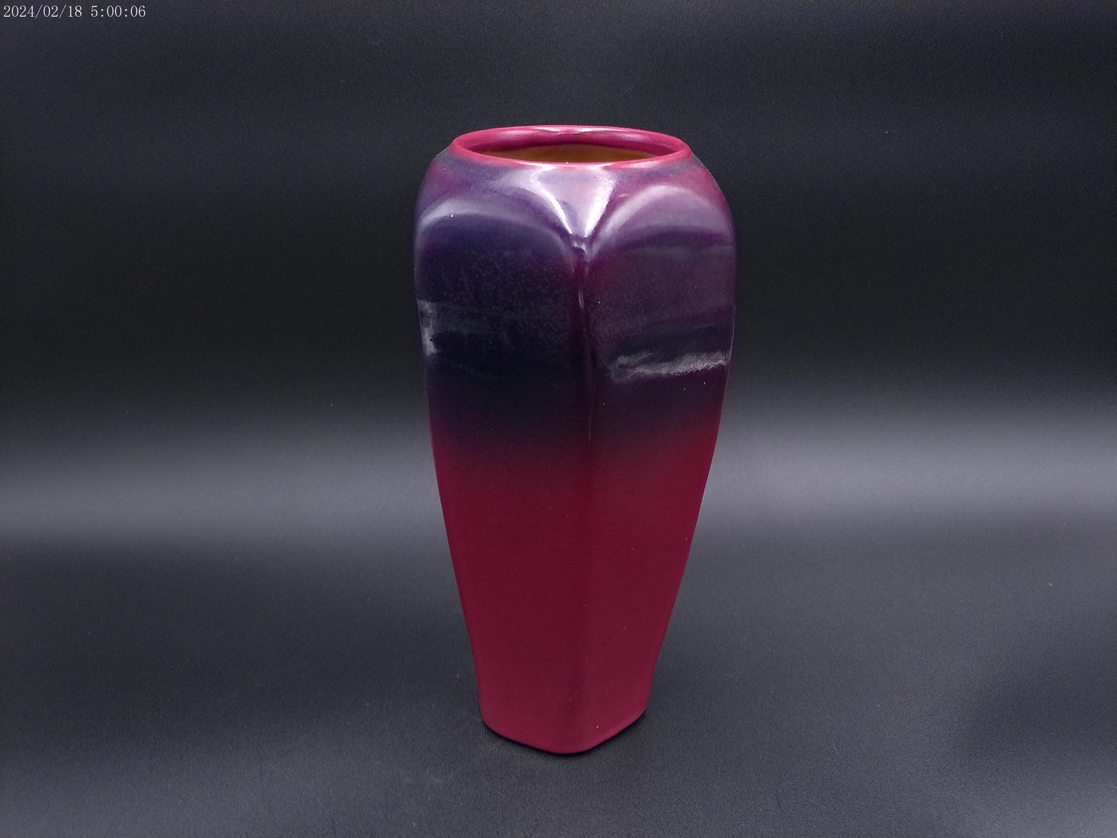 Van Briggle Dragonfly Vase With a Matte Persian Rose Glaze - Etsy