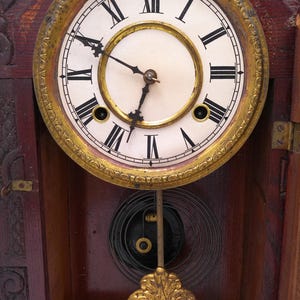 Waterbury Clock Company Mantel Gingerbread Clock Early 1900's Works - Etsy