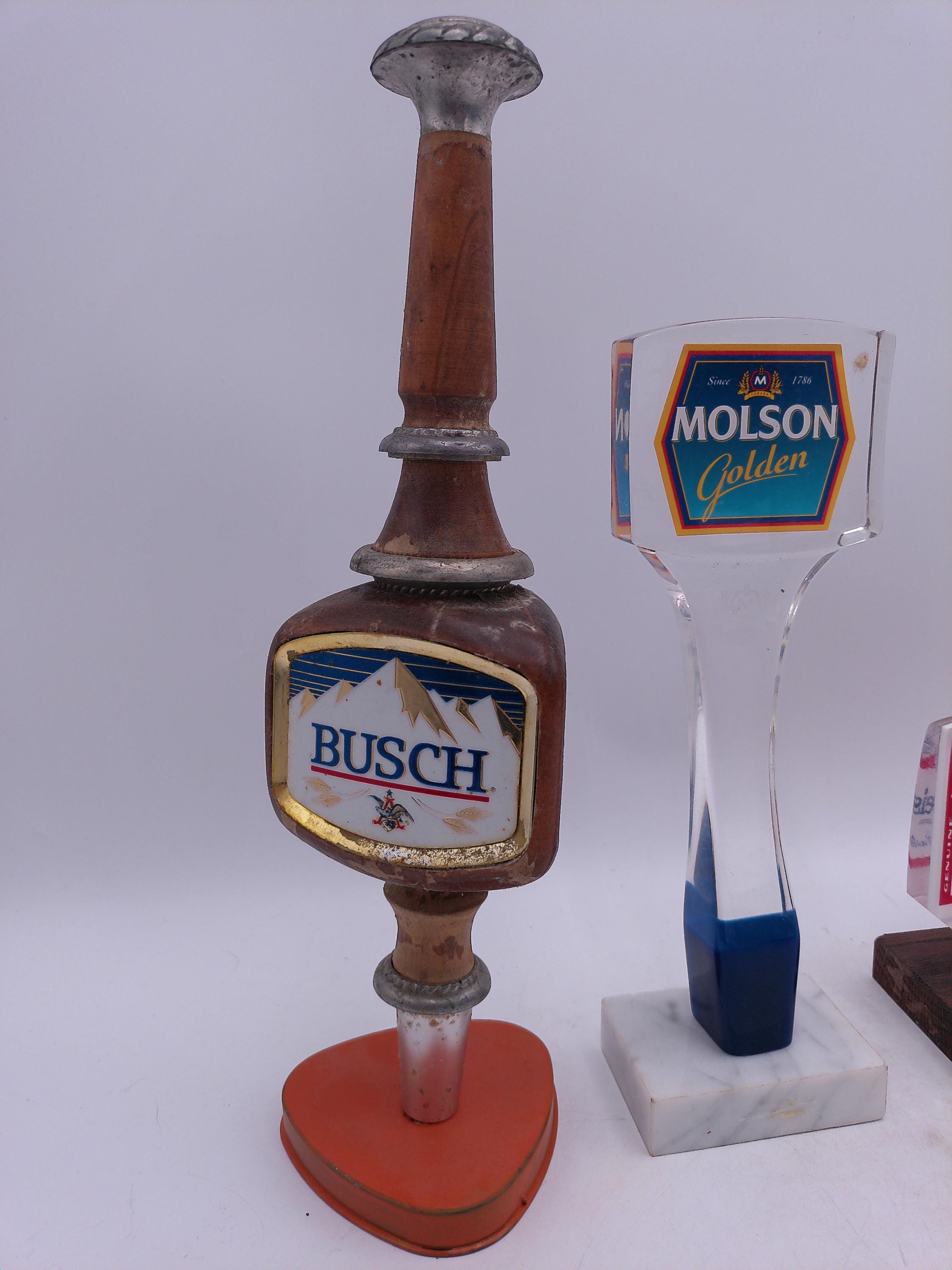 Beer Tap Taps Lot of 4 Busch Budweiser Molsun Vintage - Etsy