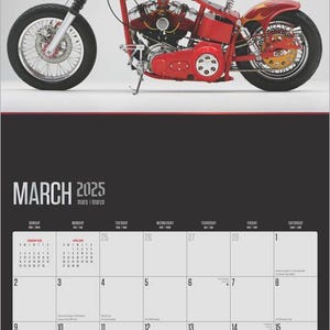 Orange County Choppers OFFICIAL | 2025 12 X 24 Inch Monthly Square Wall ...