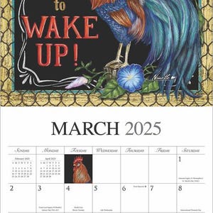Bless This Nest | 2025 12 X 24 Inch Monthly Square Wall Calendar ...
