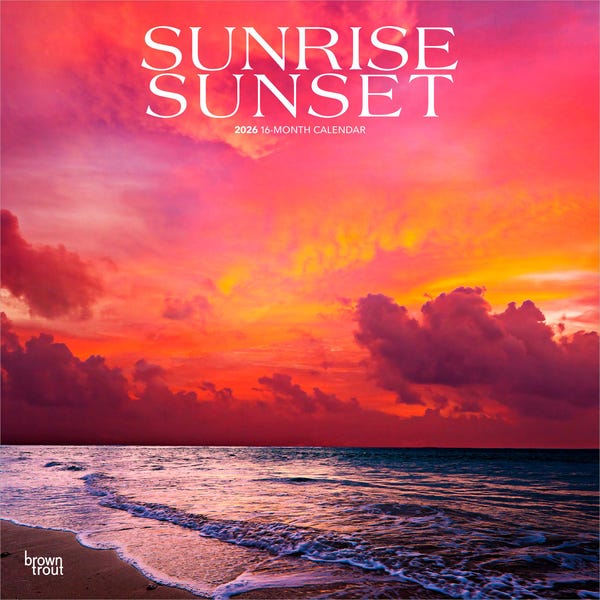 Sunrise and Sunset Calendar 2026 - Etsy