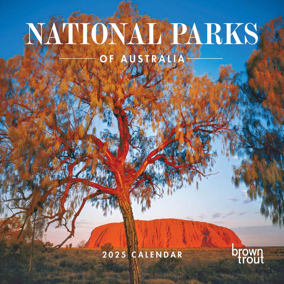 National Parks of Australia | 2025 12 X 24 Inch Monthly Square Wall ...