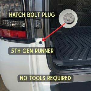 4runner Hatch Side Bolt Plugs - 2 Plugs per Set - Etsy