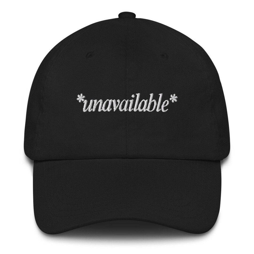 UNAVAILABLE Embroidered Dad Cap - Trendy Statement Hat in Multiple ...