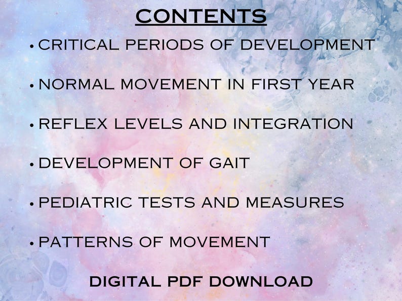 Pediatric Physical Therapy Packet - Etsy