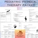 Pediatric Physical Therapy Packet - Etsy