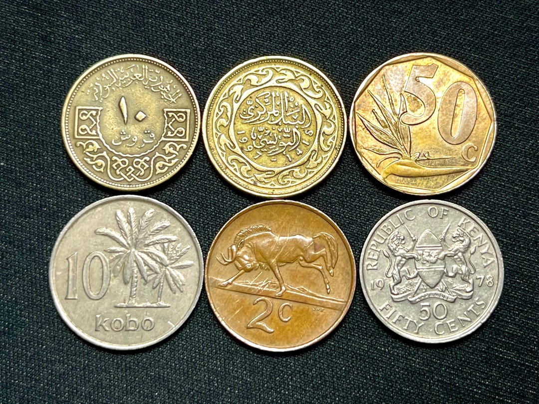 Exotic African Coin Set – 6 Authentic Coins From Different African ...