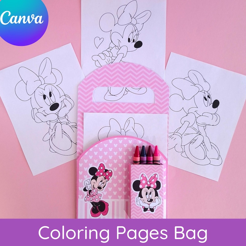 Coloring Pocket Template - Etsy UK