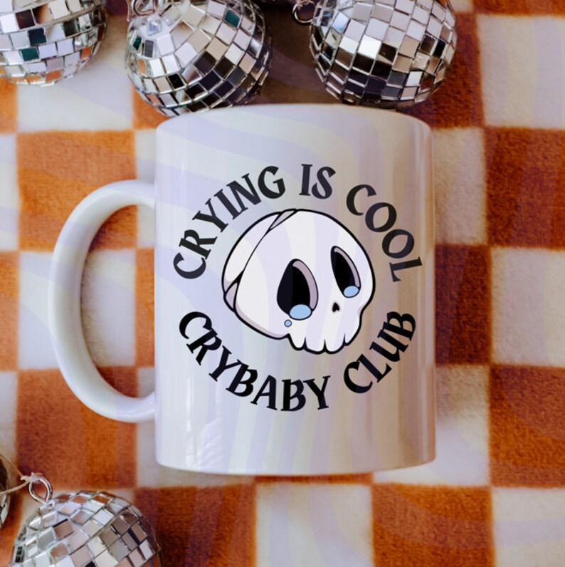 Crybaby Club Png Crying is Cool Png Positive Vibes Png Digital Stickers ...