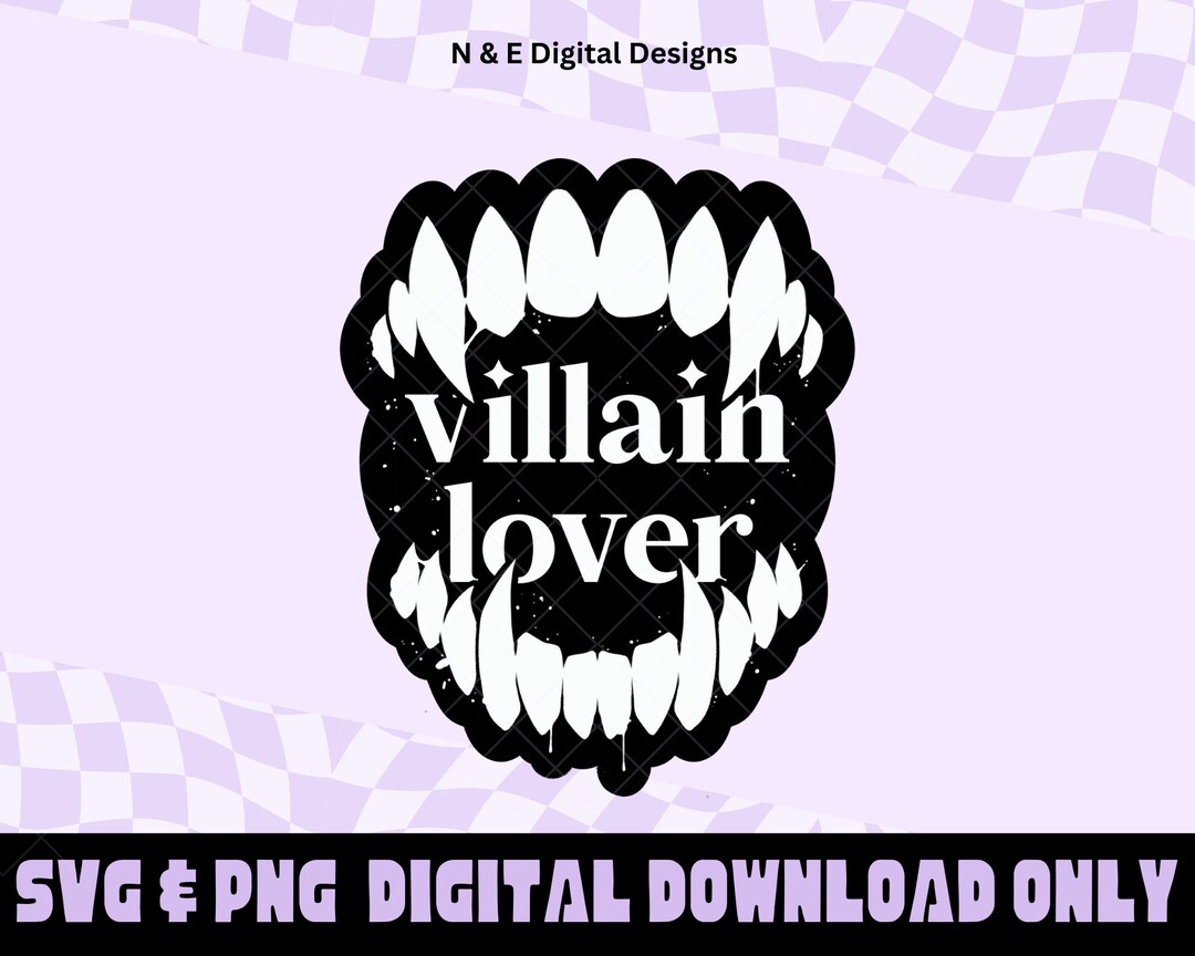 Villain Lover SVG Villain Svg Book Lover Png Villain Era Vibes Svg ... Villain Lover SVG Villain Svg Book Lover Png Villain Era Vibes Svg ...