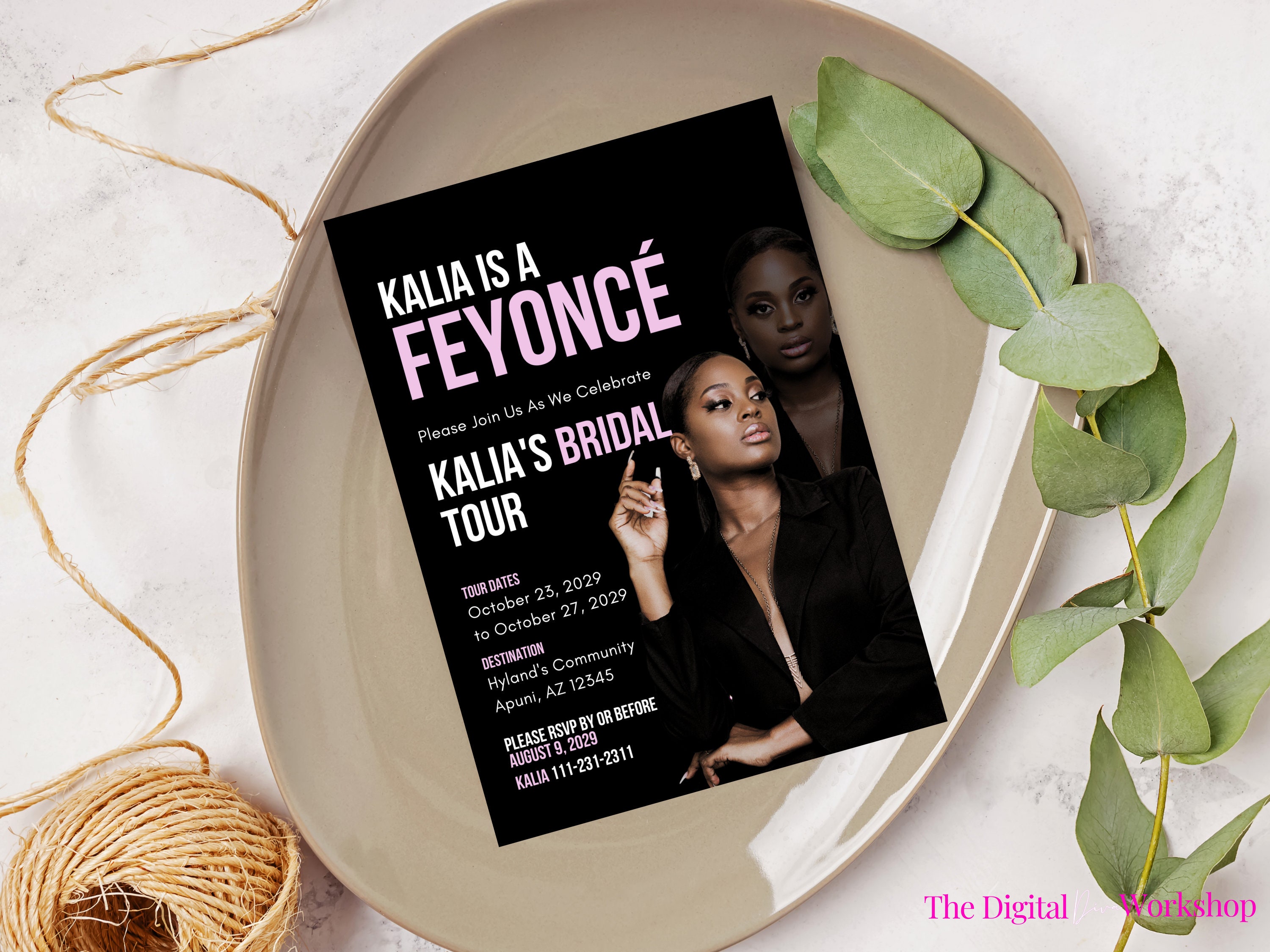 Feyoncé Bachelorette Party Invitation - Etsy