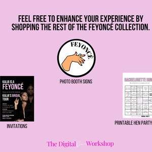 Feyoncé Bachelorette Party Invitation - Etsy