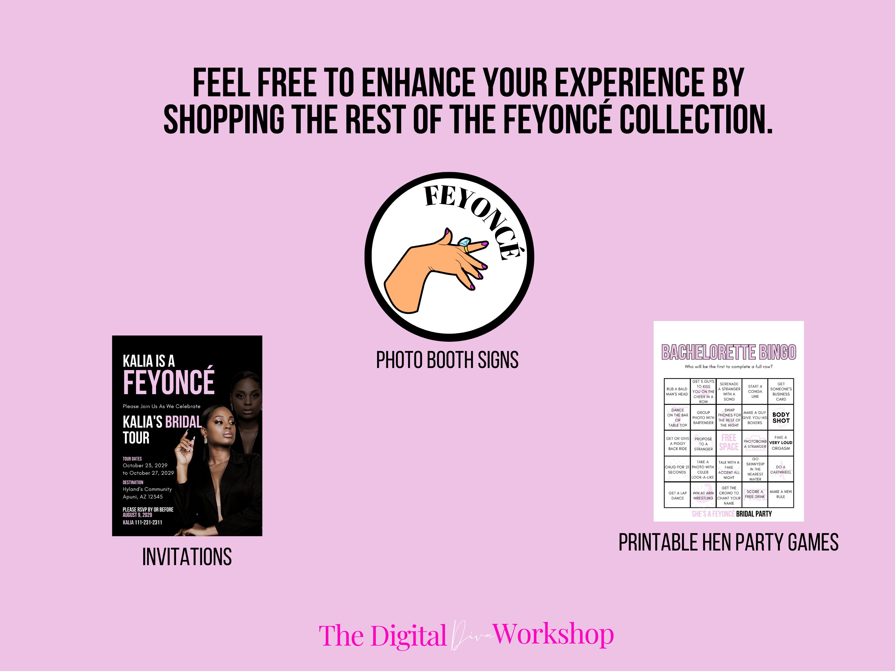 Feyoncé Bachelorette Party Invitation - Etsy