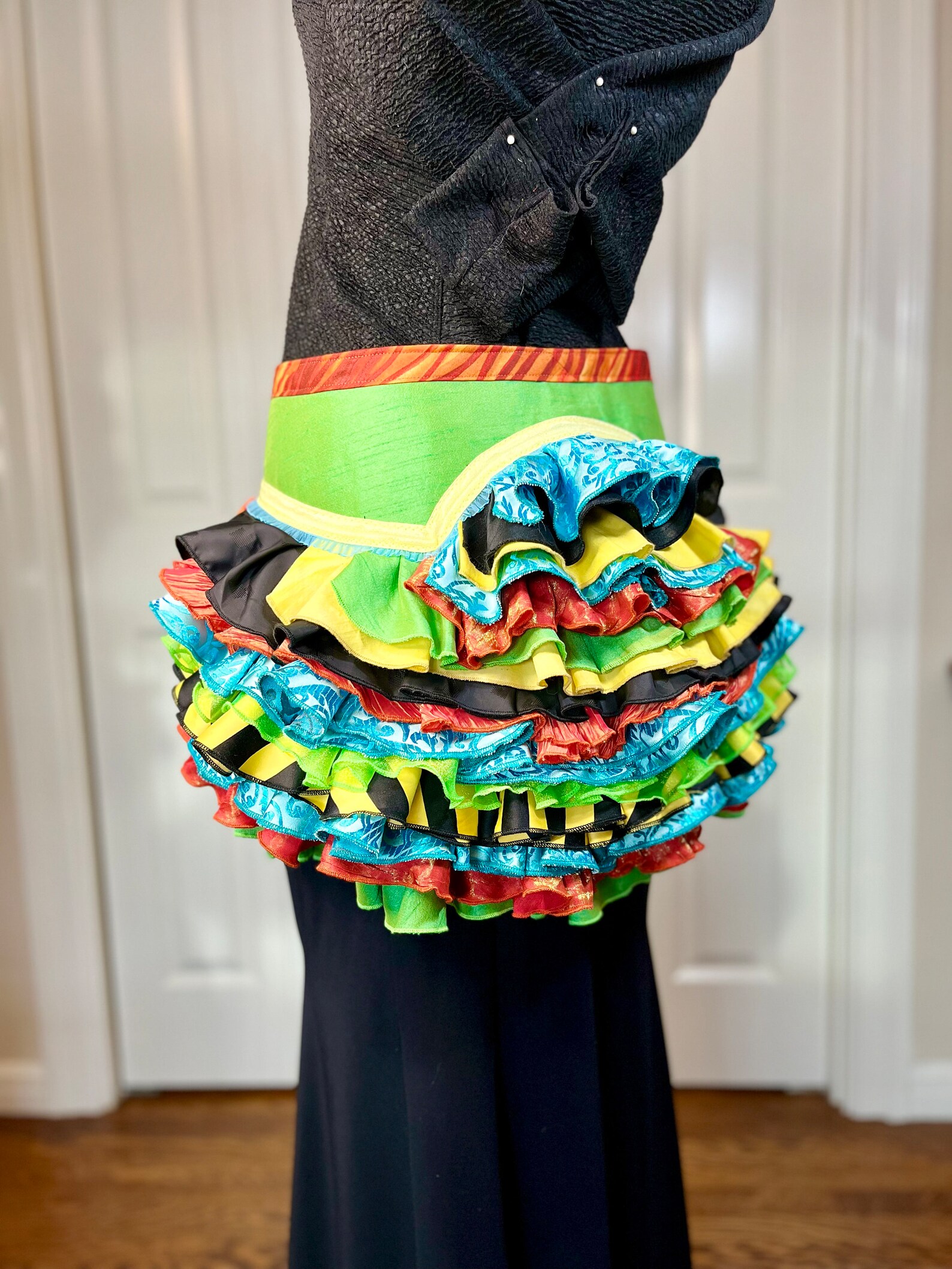Burlesque Bustle - Teal Orange Green Yellow - Burning Man - Fairy ...