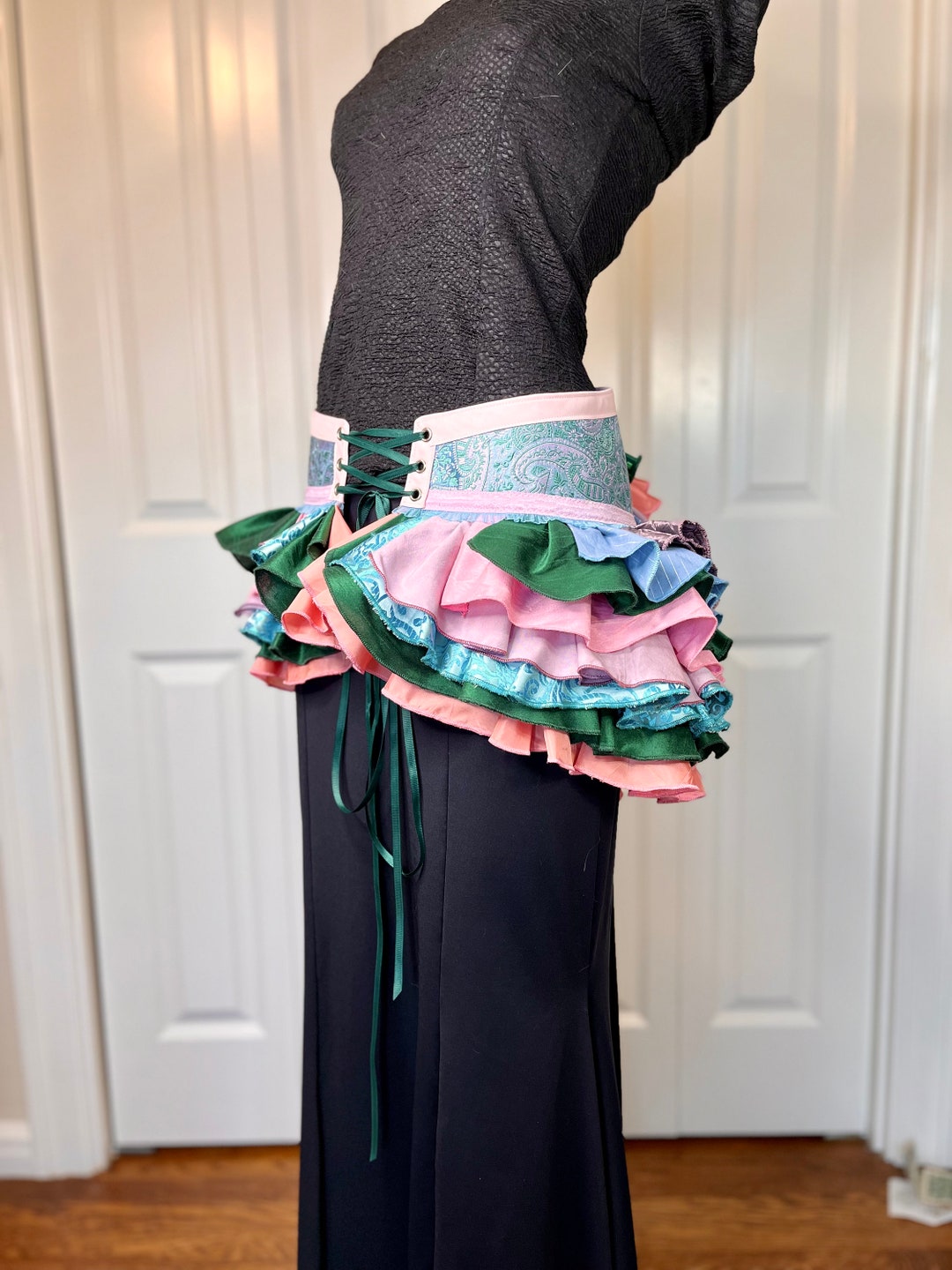 Burlesque Bustle - Peach Pink Blue Green - Burning Man - Fairy ...