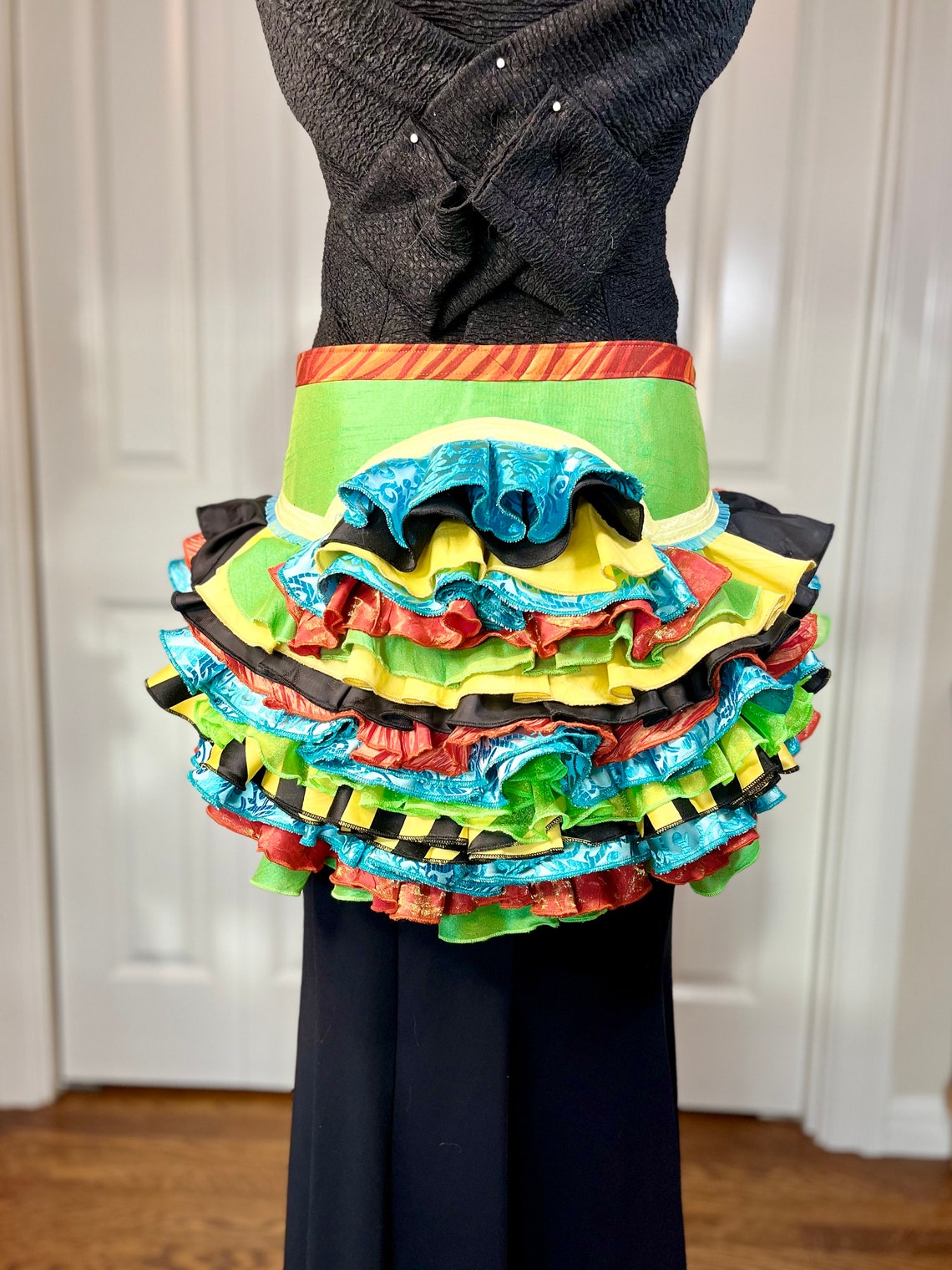 Burlesque Bustle - Teal Orange Green Yellow - Burning Man - Fairy ...
