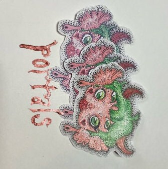 Pink Fairy Nymph Sticker - Etsy