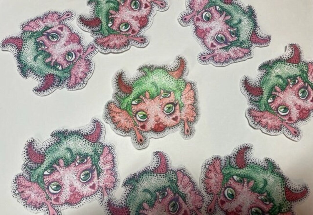 Pink Fairy Nymph Sticker - Etsy