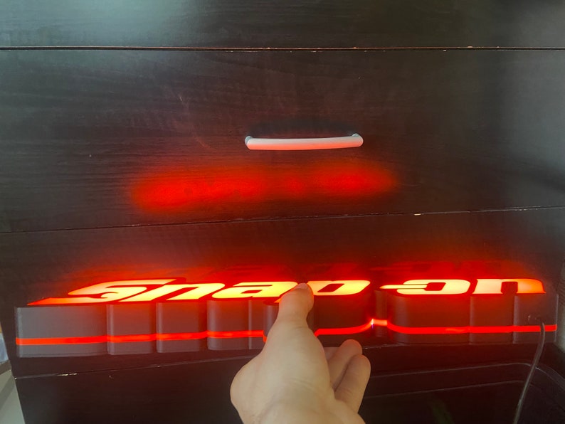 Snap-on Lighted Sign 45cm - Etsy