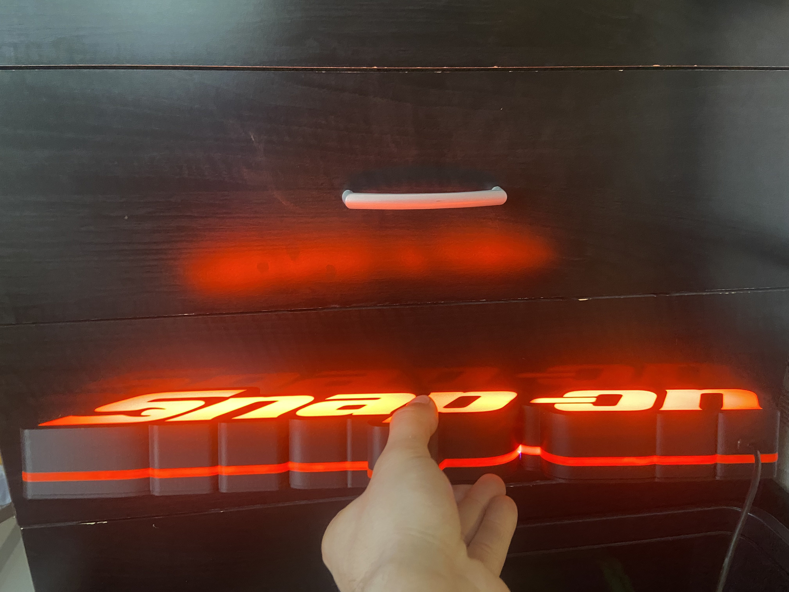 Snap-on Lighted Sign 45cm - Etsy