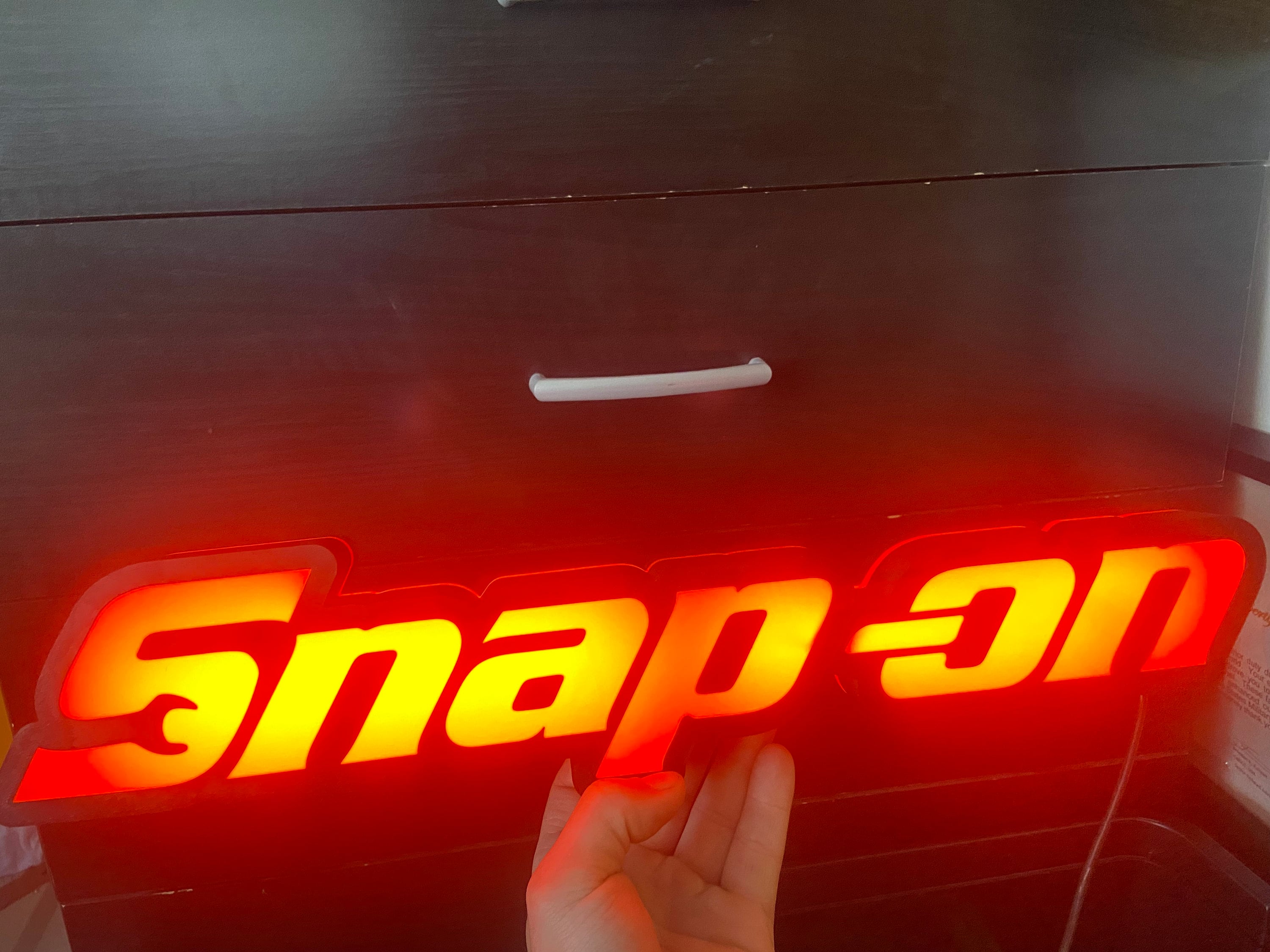 Snap-on Lighted Sign 45cm - Etsy