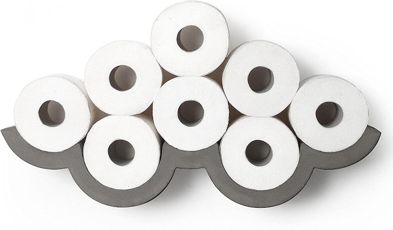 Adorable Bathroom Cloud Shaped Toilet Paper Holder Great for Teachers ...