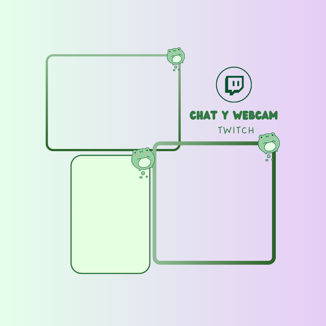 Chat and Webcam for Twitch Stream, Rana - Etsy