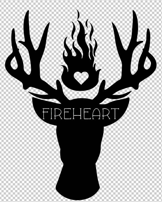 Fireheart - Throne of Glass - TOG - Stag - Sarah J Maas - Etsy