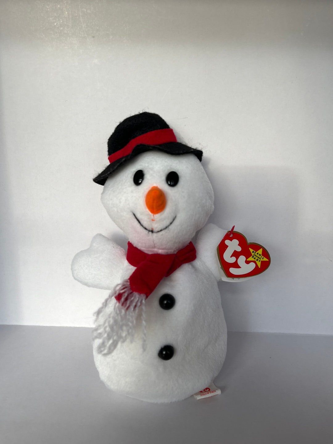 Beanie Baby : Snowball the Snowman 1996 - Etsy