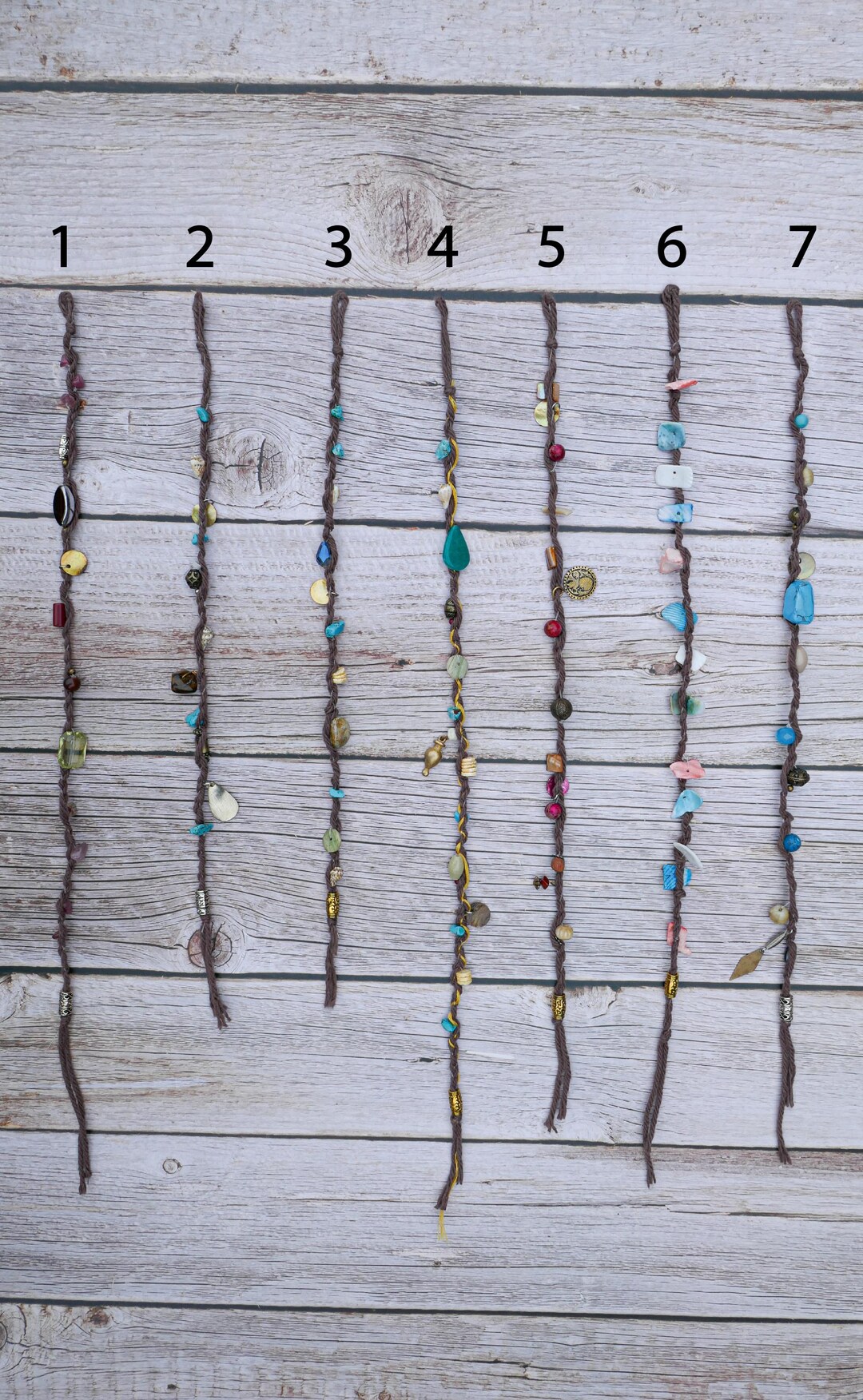Hair Wraps, Handmade, Hair Accessories, Boho Hair Wraps, Hair Braids ...