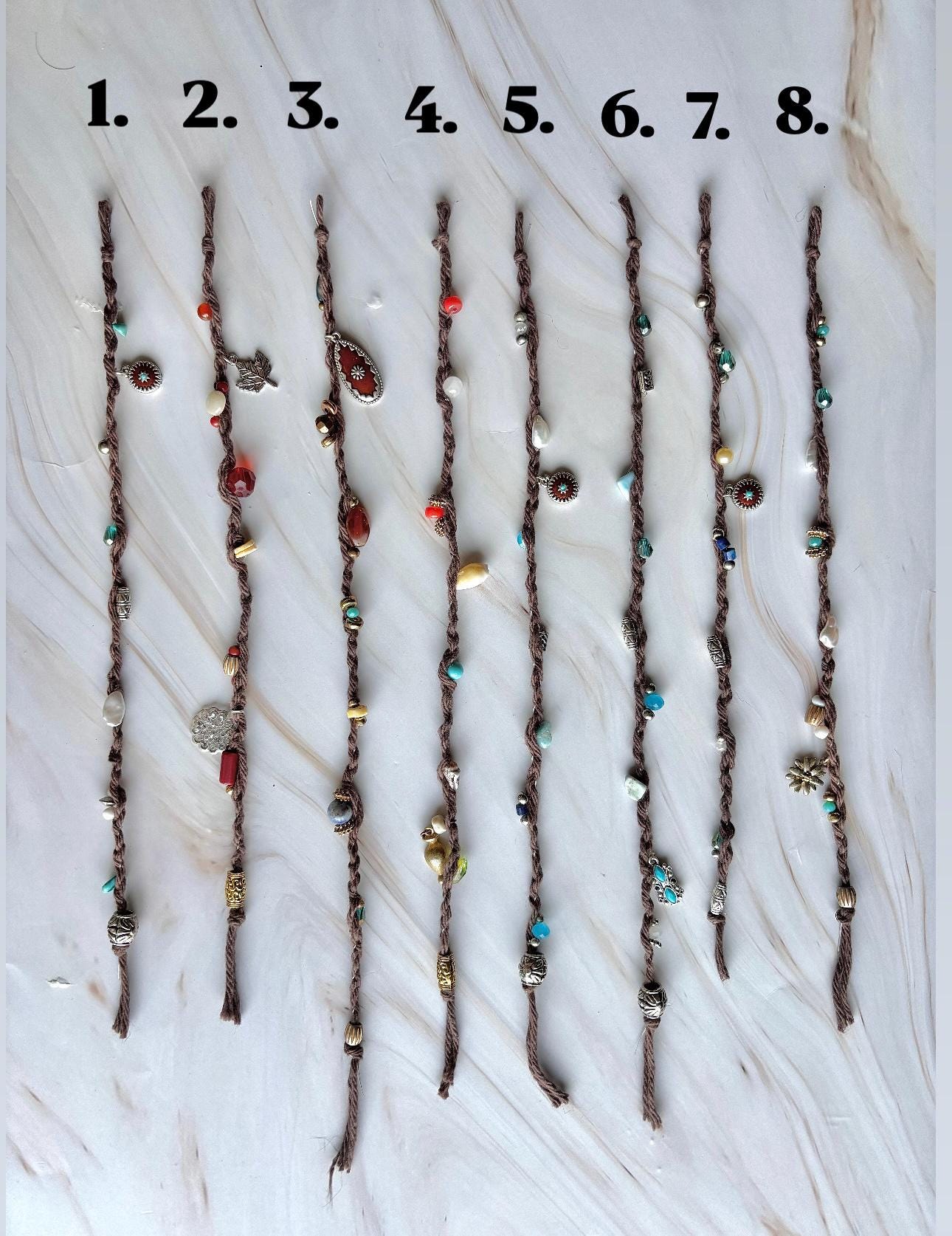 Hair Wraps, Handmade, Hair Accessories, Boho Hair Wraps, Hair Braids ...